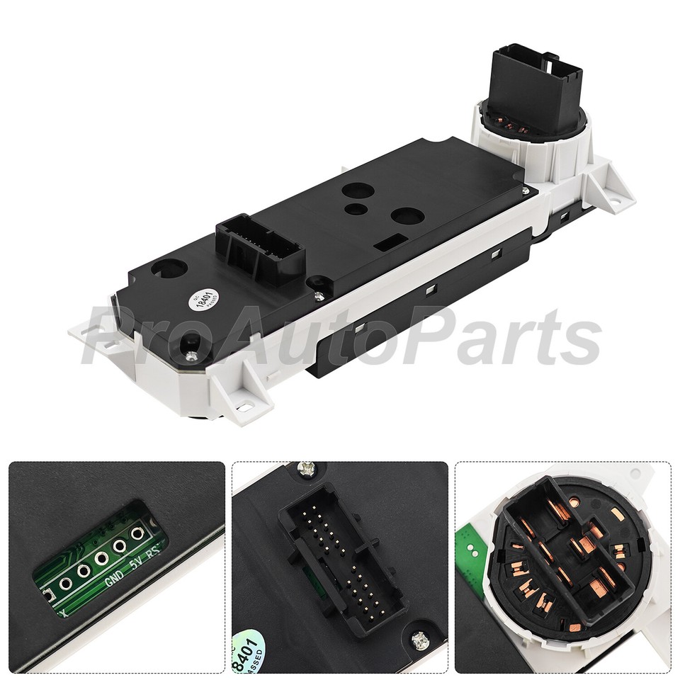 Climate Control Module Heater Black 79600-S84-A01ZA for 1998-2000 Honda ...