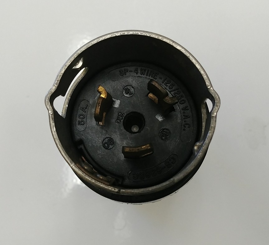 HUBBELL CS6365C HBL6365C 3P-4W 50A 125/250V MALE PLUG CS-6365C TWIST ...