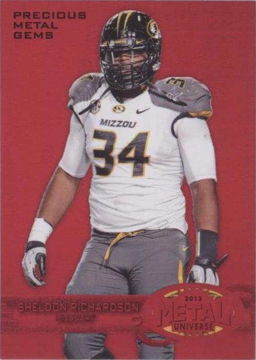 2013 Fleer Retro - 1997-98 Metal Universe Extended Sheldon Richardson # ...