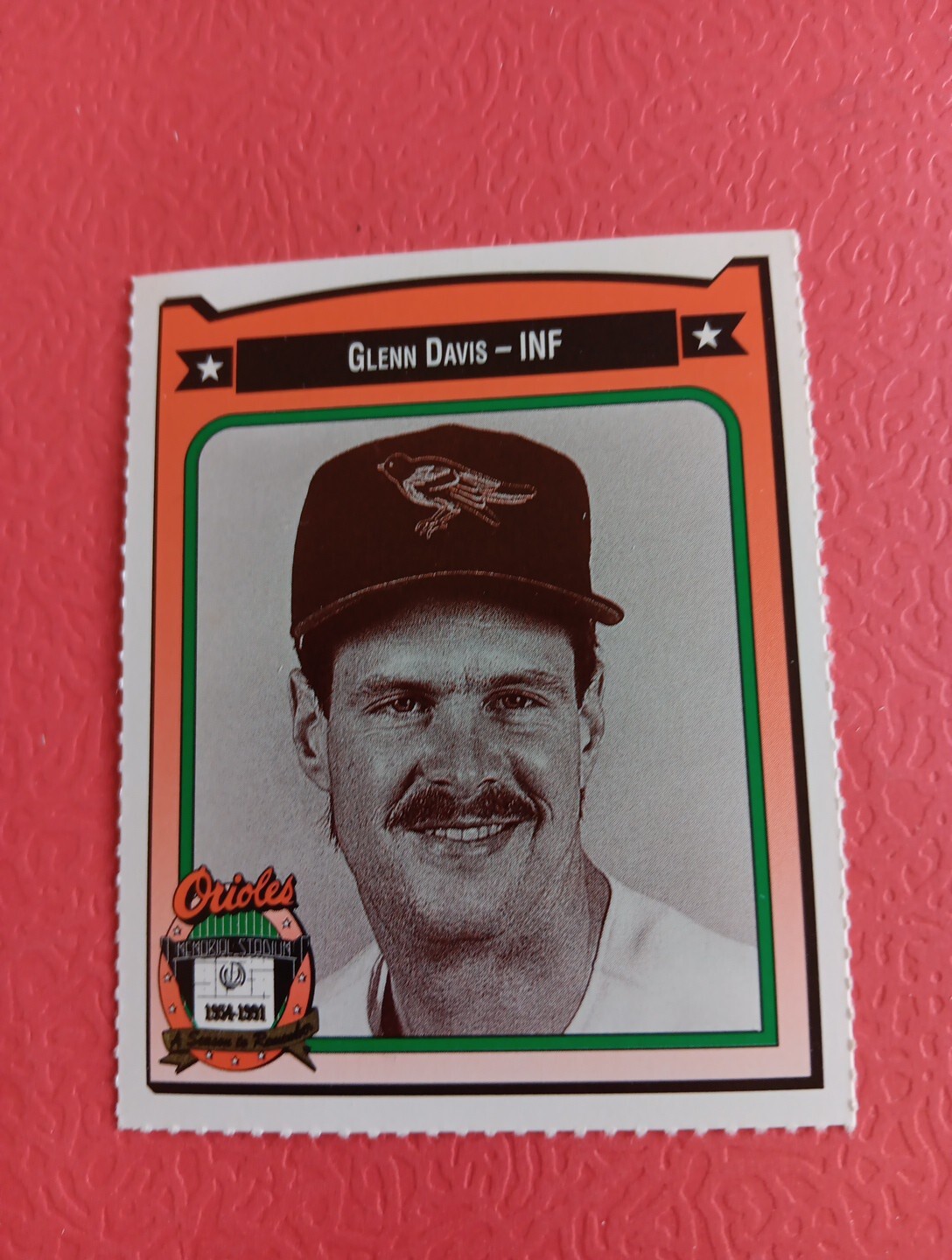 Glenn Davis Baltimore Orioles 1991 Crown card #496 | eBay