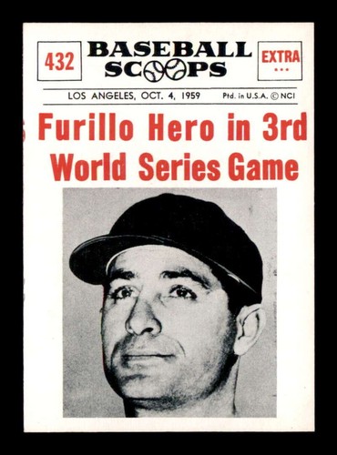 1961 NuCard Scoops #432 Carl Furillo NM+ X3420749 | eBay