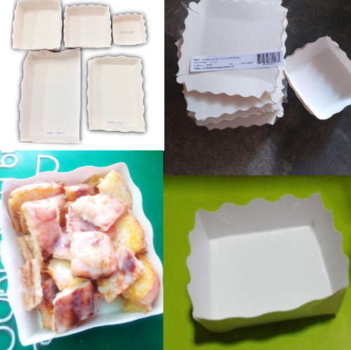 100 Pcs Disposable Paper Liner Paper Serving Tray Paper Food Trays for ...