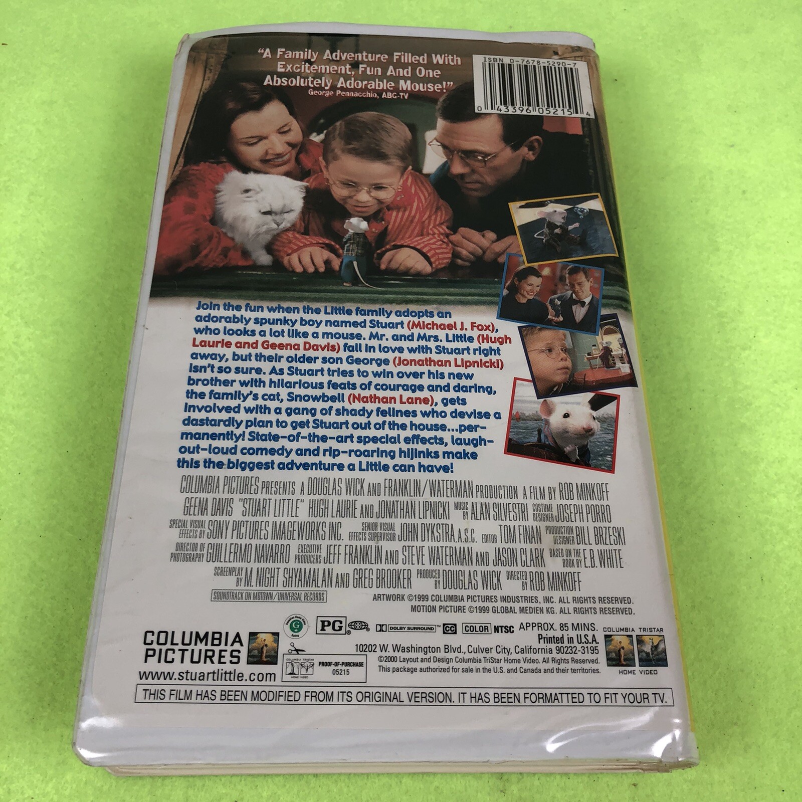 Stuart Little (VHS, 2000, Standard Version) 43396052154 | eBay