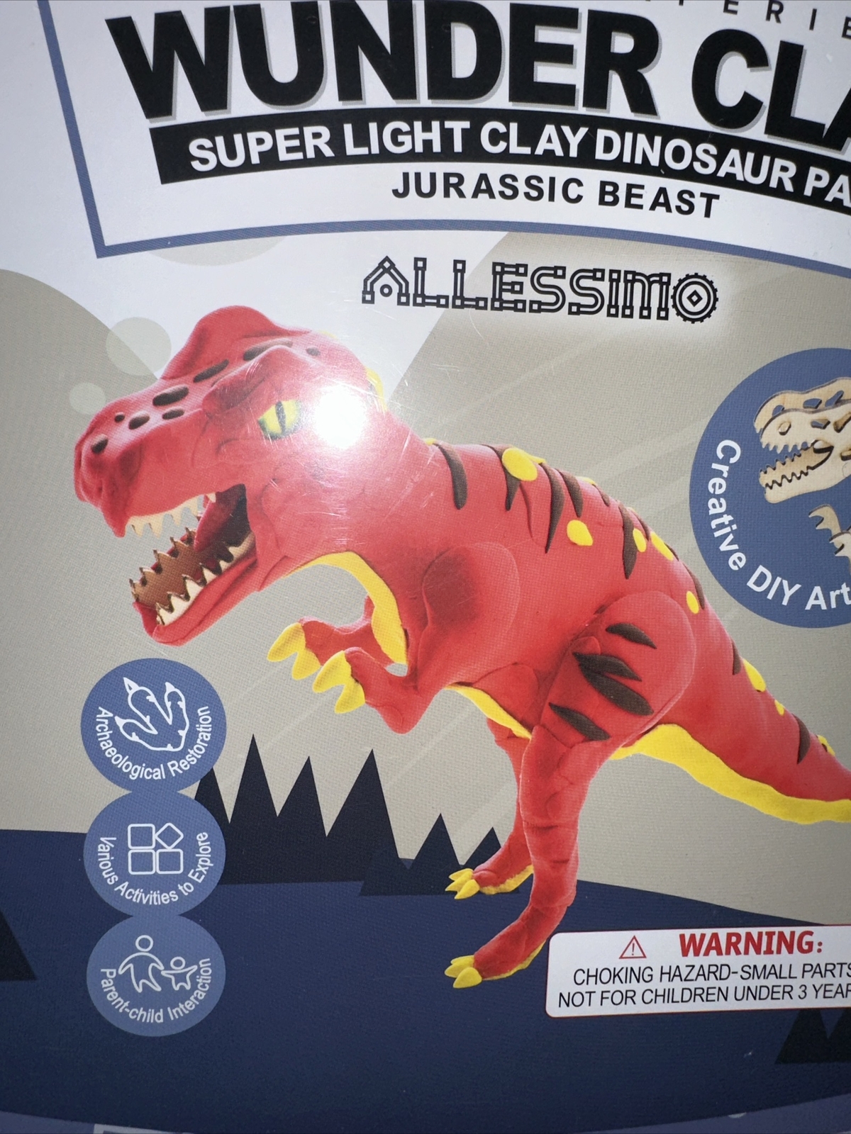 New Back To Life T-Rex Clay Dinosaur Kit by robud | eBay