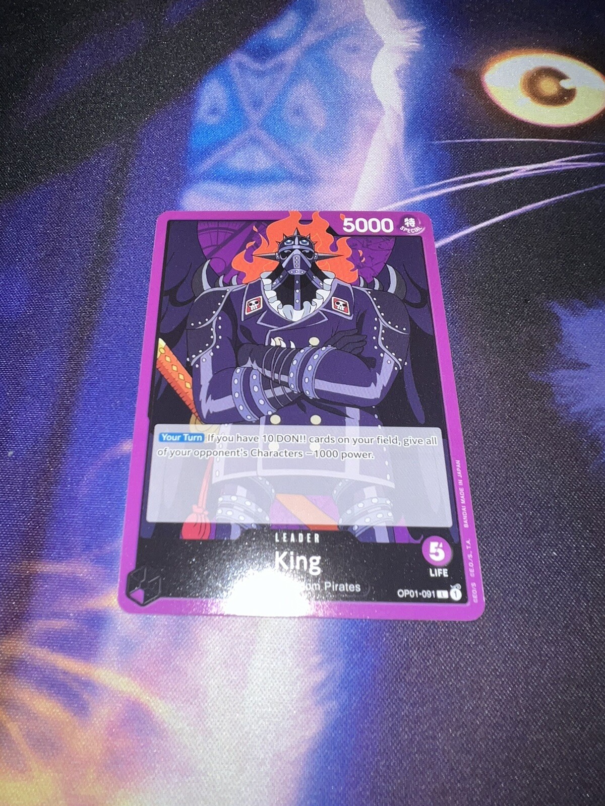 One Piece CCG Singles - King - OP01-091 - Leader - NM | eBay