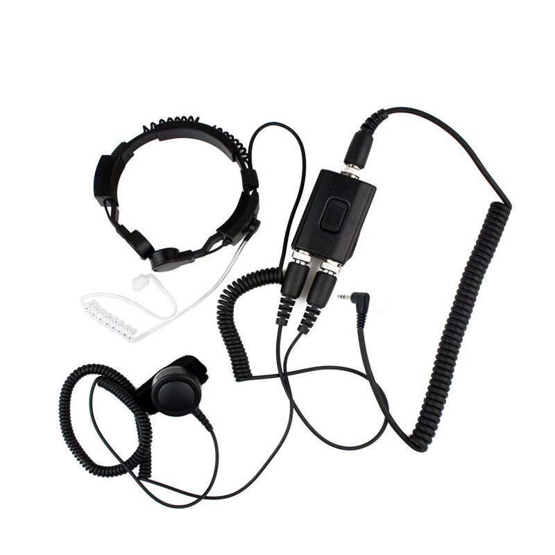 2.5mm FBI Heavy Duty Tactical Military Throat MIC For Motorola ...