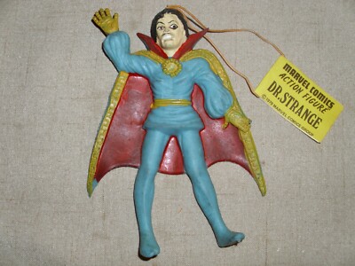 VINTAGE DR. STRANGE BEN COOPER RUBBER JIGGLR ACTION FIGURE RARE ...