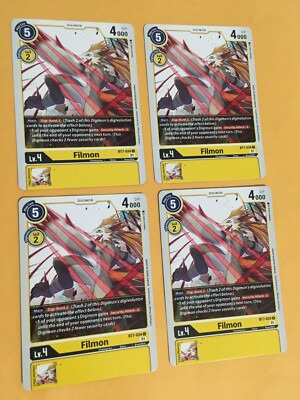 4x Filmon BT7-034 C (Playset) Digimon CCG | Next Adventure Near Mint ...