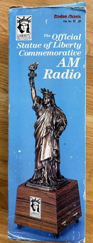 Vintage 1980s STATUE OF LIBERTY COMMEMORATIVE OFFICIAL AM RADIO | eBay