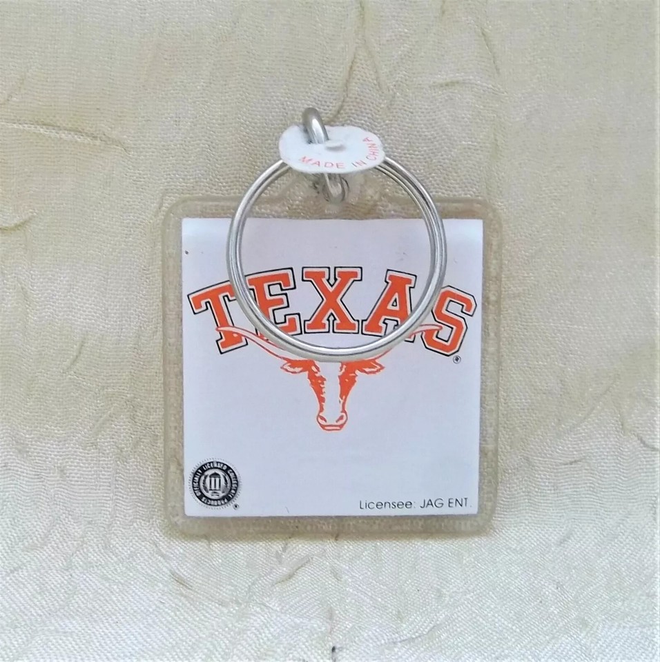 University Of Texas Longhorns Key Ring Acrylic Keychain NCAA New | eBay