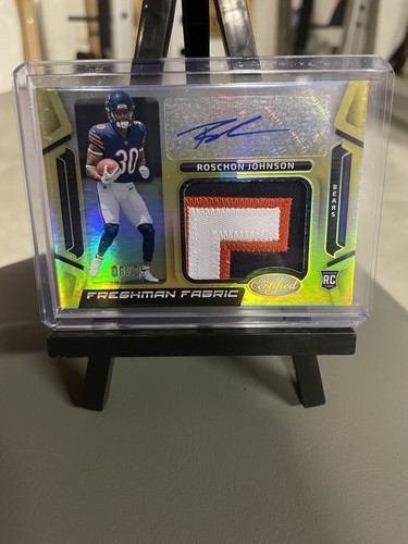 Roschon Johnson 2023 Panini Certified 3 Color RPA /25 | eBay