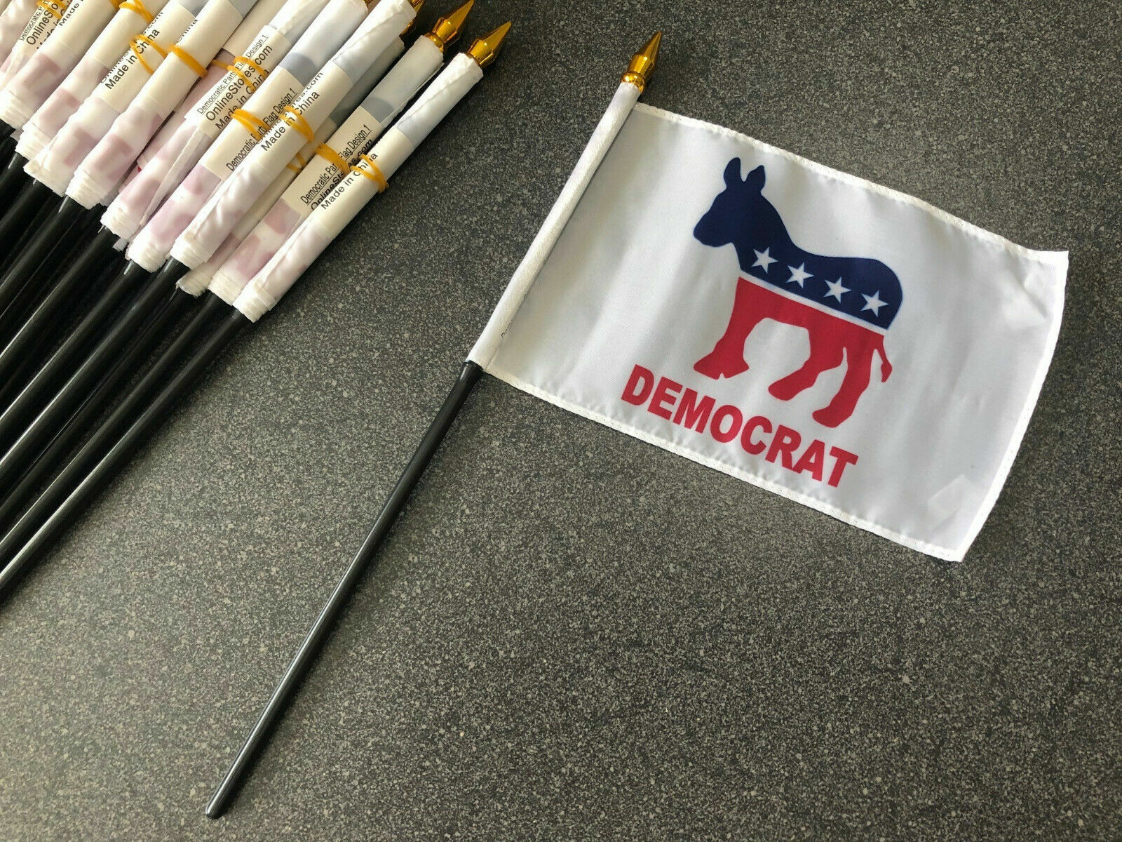 Democrat FLAG-Presidential/Vice President DEMOCRATIC w/Donkey, Liberal ...