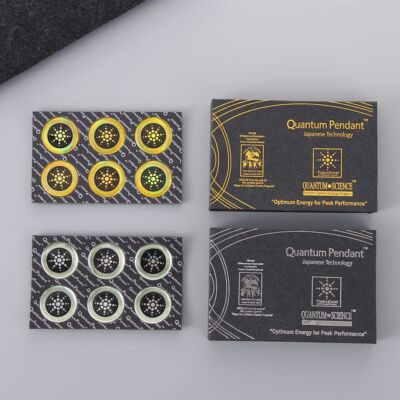 Quantum Shield Gold/Siver EMF Protector Anti Radiation Protection ...