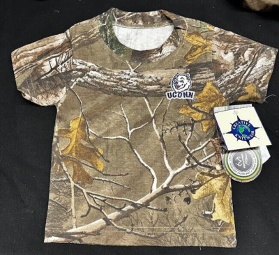 UConn Huskies Newborn Baby Boy Camouflage T-Shirt Tee 0-3 Months New | eBay