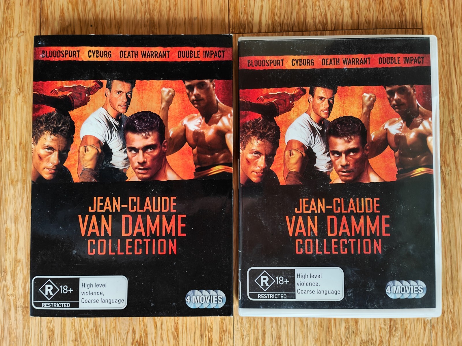 Jean Claude Van Damme Collection DVD (pal 4 Disc Set) for sale online ...