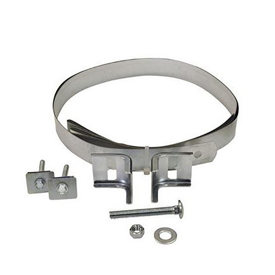 Water Heater Restraining Safety Strap in Galvanized Steel for 80 Gallon ...