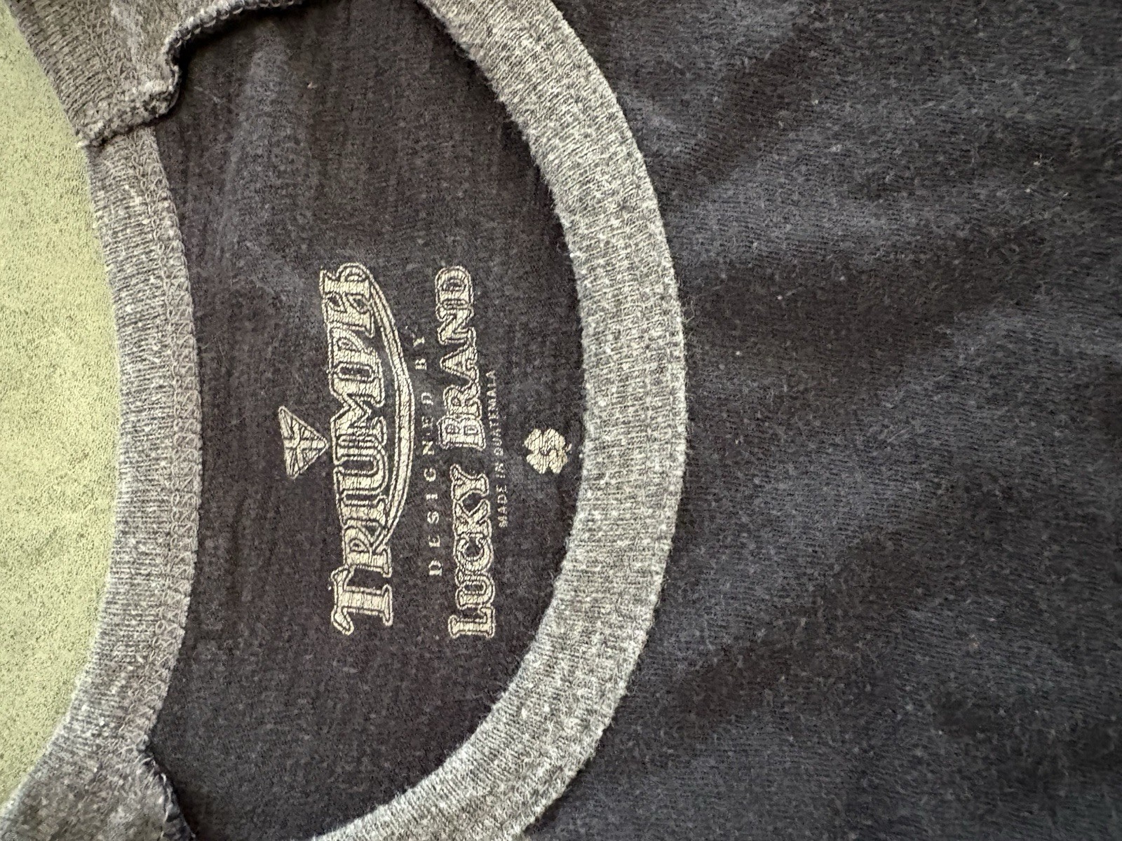 Lucky Brand Triumph Tiger 3/4 Sleeve T-Shirt Men's Small | eBay