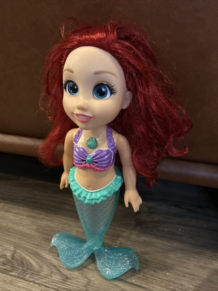 Disney Little Mermaid Ariel Toddler Doll Light Up Mermaid Singing 14 ...