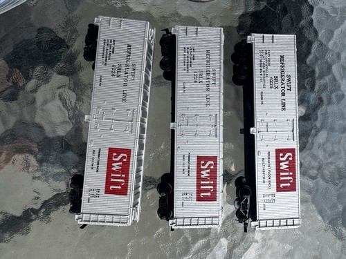 3 Vtg Tyco Ho Scale Swift Refrigerator Line SRLX 4226 Reefer Box ...