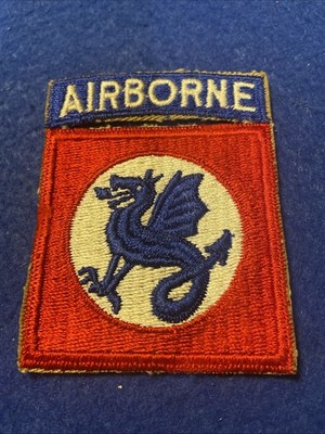Nice WWII Occupation - 1950s US Army 508th Airborne RCT Patch, Attached ...