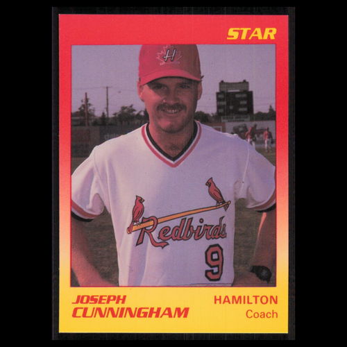Joseph Cunningham #28 1989 Star Minor Leauge Hamilton Cardinals ...