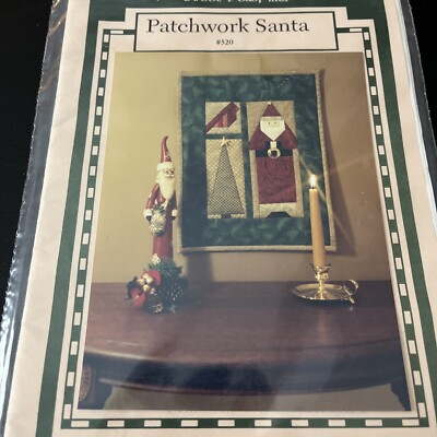 Patchwork Santa Quilted Wall Hanging Pattern By Sweet Peas, Inc ...