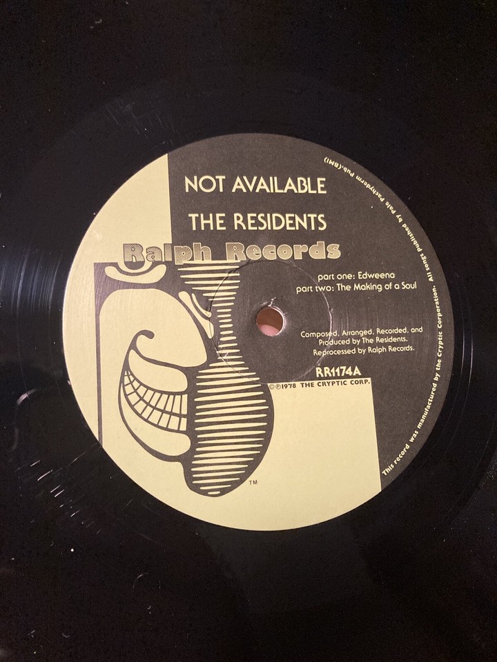 Residents Not Available LP Vinyl 1978 Raplh Records Factory Shrink VG++ ...