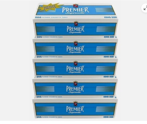 Premier King Size Light Cigarette Tubes 5 Box s | eBay