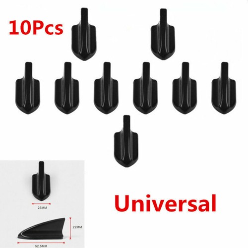 10Pcs Black Vortex Generators Front Bumper Spoiler roof Shark Fins ...