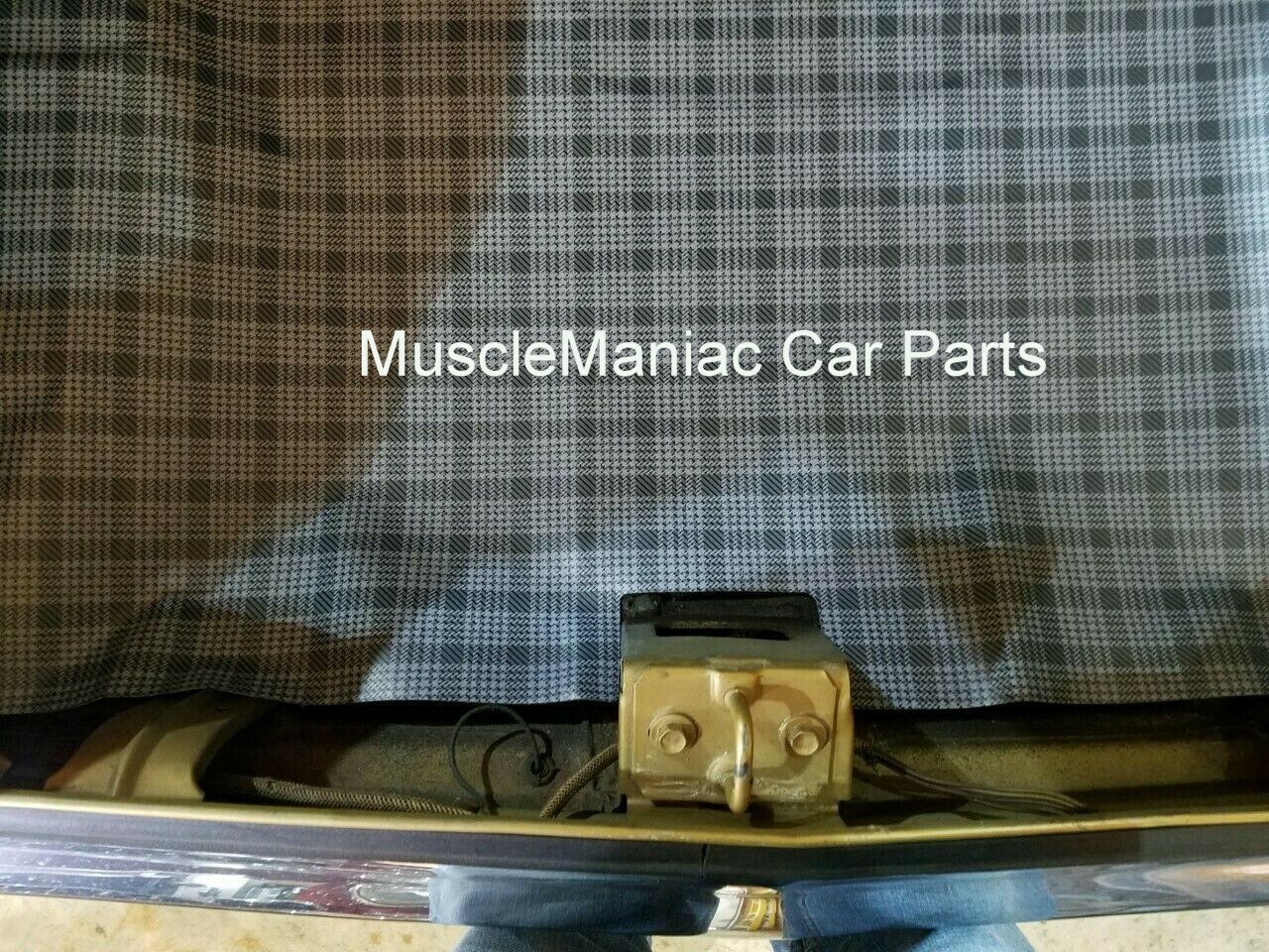 1968 1969 Roadrunner GTX Belvedere Satellite VINYL TRUNK MAT Grey Plaid ...