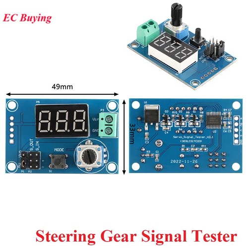 Servo Controller Gear Tester Module 5V Three Modes for Various Servos ...
