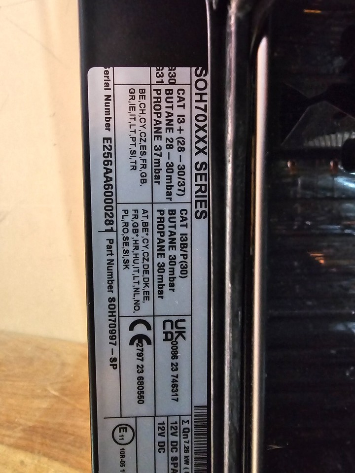 Spinflo Triplex Caravan Cooker 3 Burner Hob Oven Grill Campervan ...