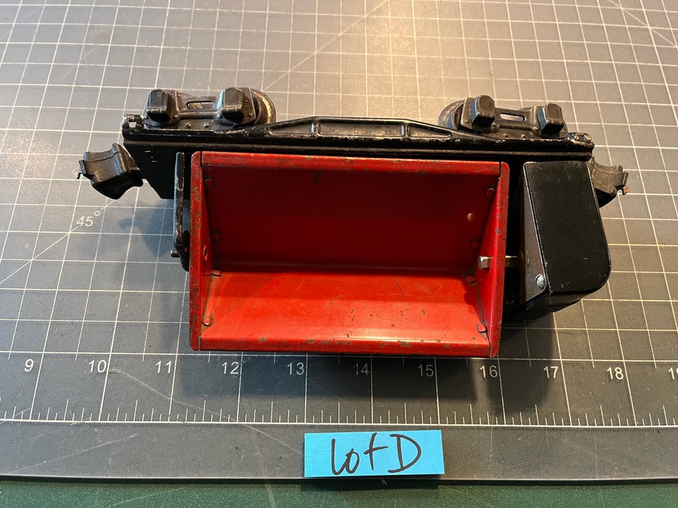 Lionel Train PreWar 3659 Black Red Operating Side Dump Coal Car ...
