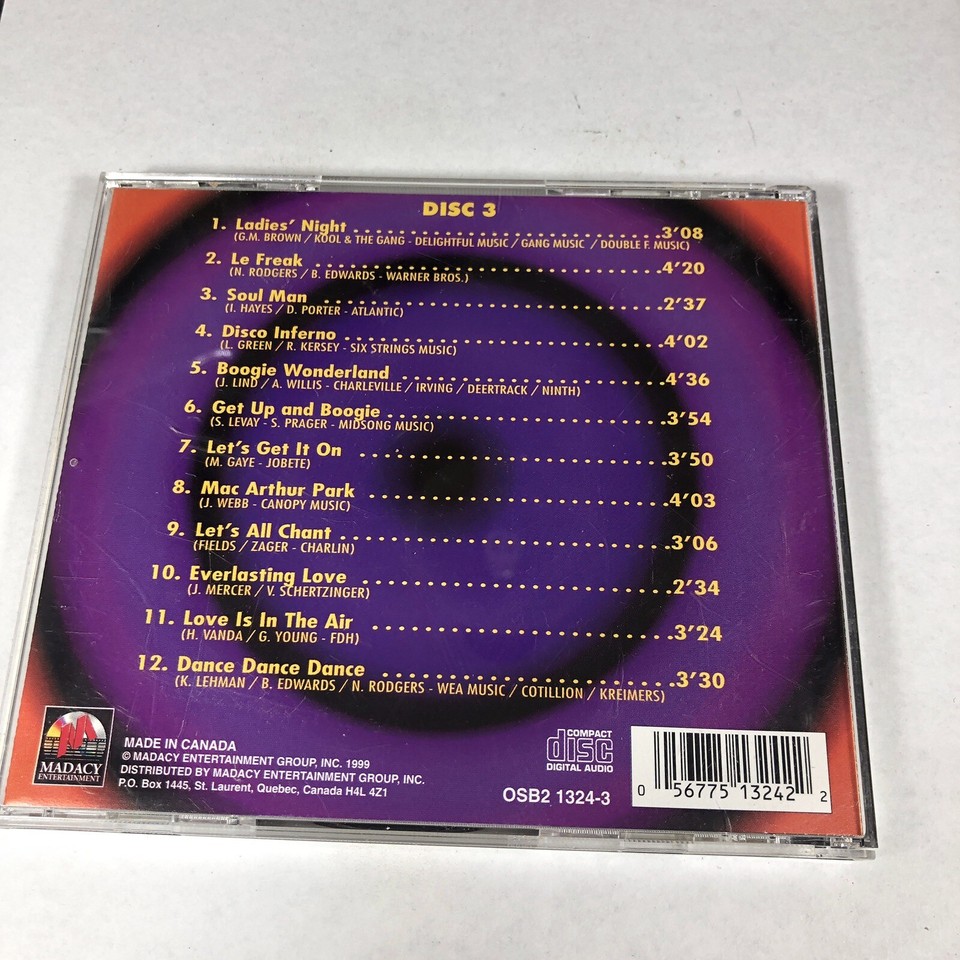 Non Stop Disco Dance Mix - DISC 3 - Countdown Mix Masters - AUDIO CD | eBay