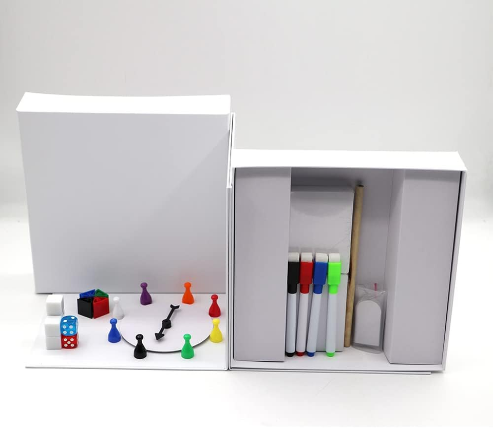 Make Your Own Board Game Kit Contains Board Game Box,Blank Game Board ...