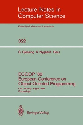 ECOOP '88 European Conference on Object-Oriented Programming: Oslo, Norway, Augu 9783540500537| eBay
