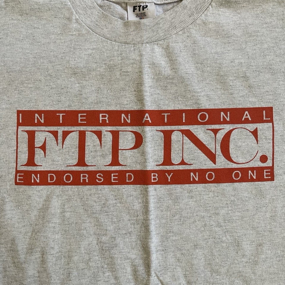 FTP FTP Inc Endorsed By No One T Shirt Mens Medium | eBay