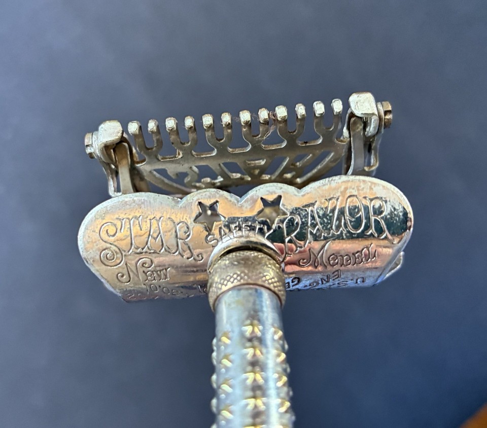 KAMPFE BROS Star Safety Razor New Model 1904, Handle Extension Missing ...