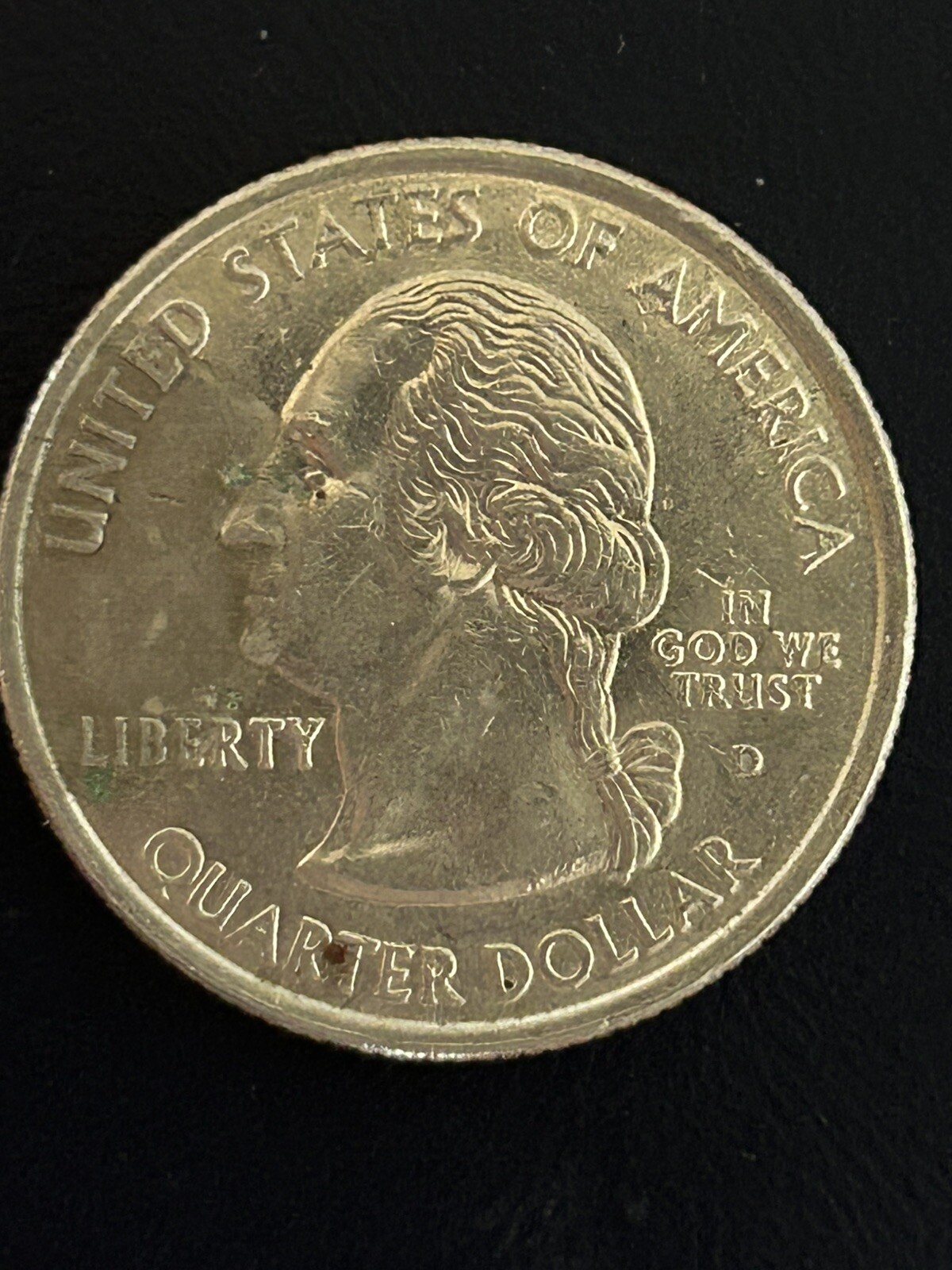2002d Tennessee Liberty Clad, A M Touching, Die Marks, Obverse Front ...
