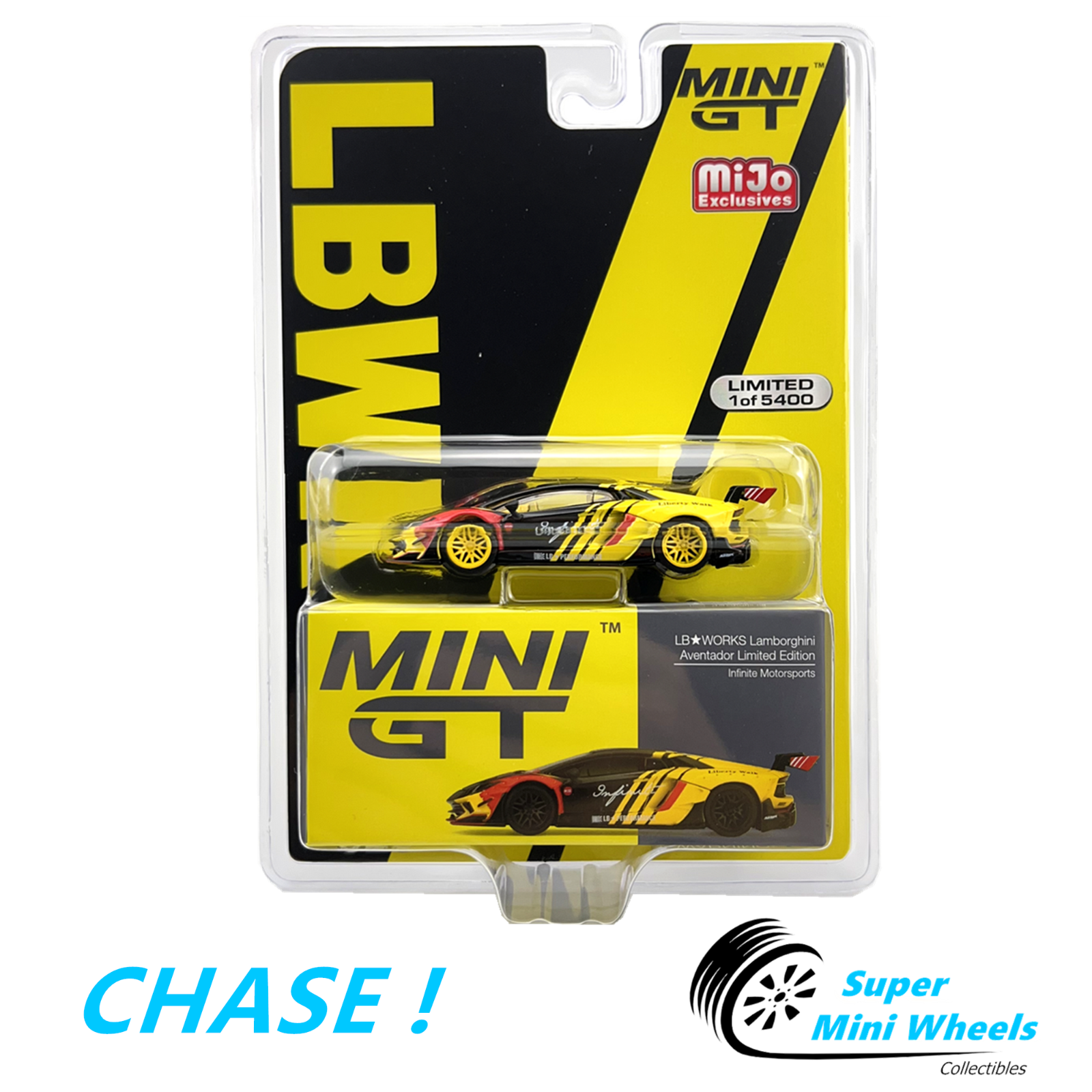 CHASE ! Mini GT 1:64 LBWK Lamborghini Aventador Infinite Motorsport ...