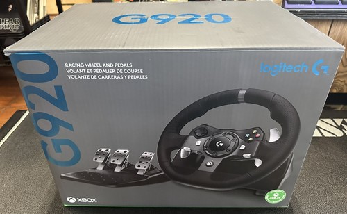 Logitech G920 Driving Force Racing Wheel - Black WITH Shift Knob (Open ...