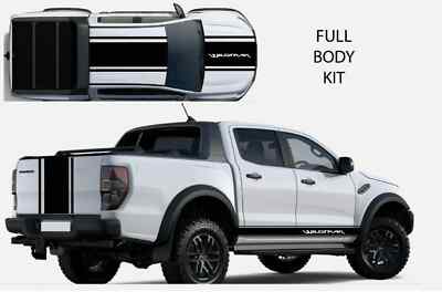 Ford Ranger Graphics Kit Bonnet Rear Side Stripes 4x4 Utility Decals ...