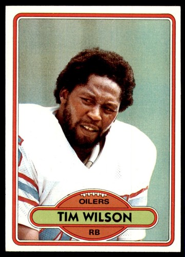 1980 Topps Tim Wilson Football Card Houston Oilers #231 | eBay