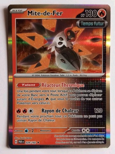 Carte Pokemon MITE-DE-FER 028/182 RARE EV4 PAR FR NEUF | eBay