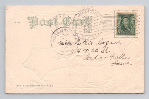 DPO Hebron IA Iowa 1907 Doane 3/3 Postcard 5$B | eBay