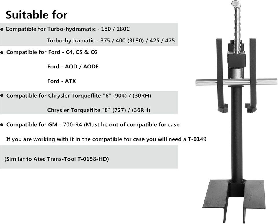 T-0158-HD Universal Clutch Drum Spring Compressor Transmission Heavy ...