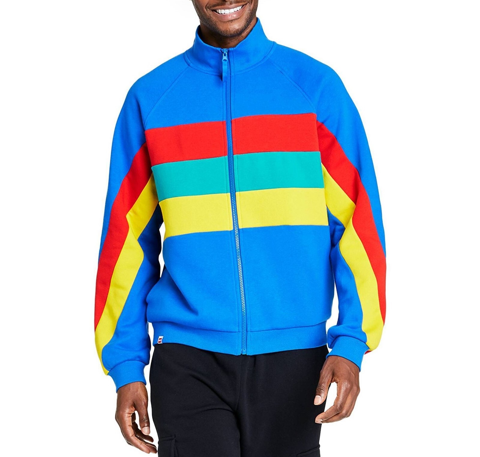LEGO Men's Color Block Stripe Zip-Up Track Jacket - LEGO x Target ...