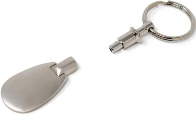 Silver Droop Quick Release, Pull Apart Valet Keychain Accessory ...