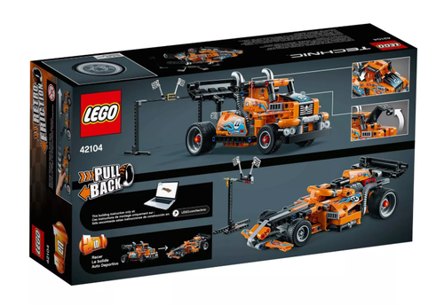 Lego 42104 LEGO Technic Race Truck 42104 Pull-Back Model Building Set ...