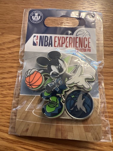 Disney World NBA Experience Retired Pin Mickey Mouse Minnesota ...